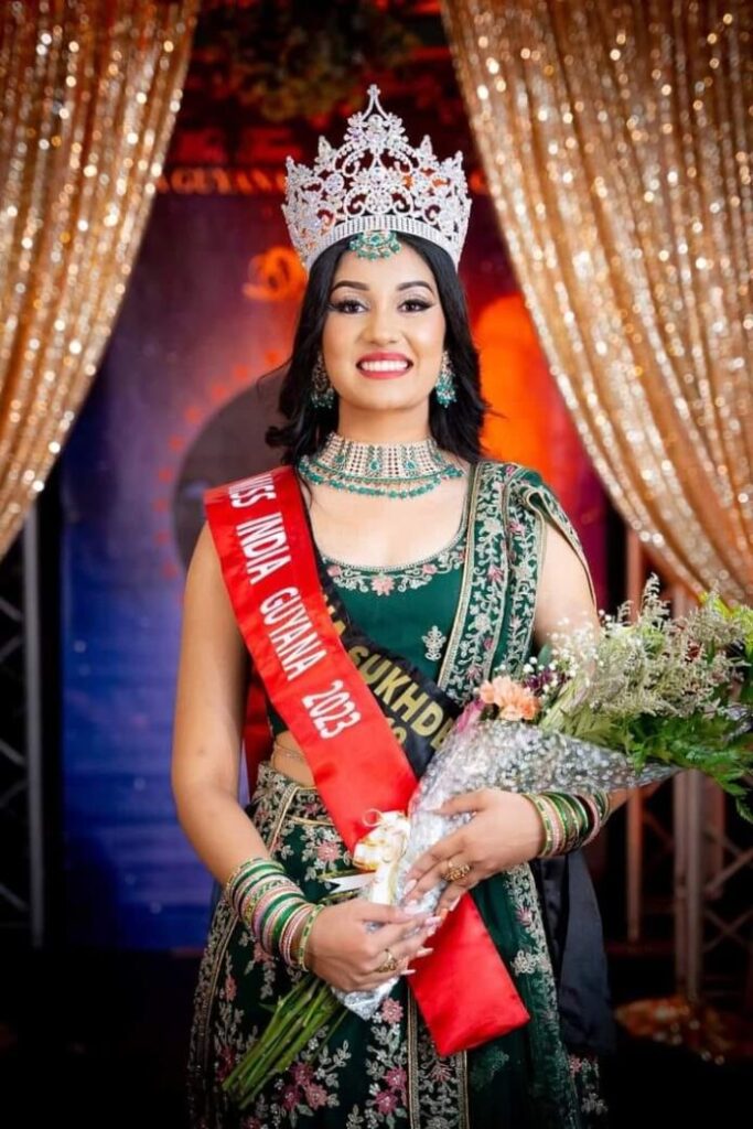 20 year-old Guyanese, Aruna Sukhdeo, wins Miss India Worldwide pageant – Village Voice News