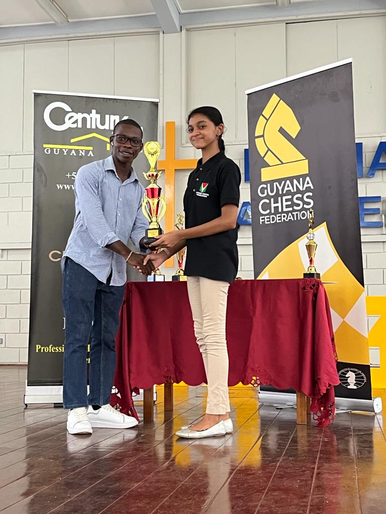 Zhang, Lall victorious in CENTURY 21 (GUYANA) National U-16 Chess ...