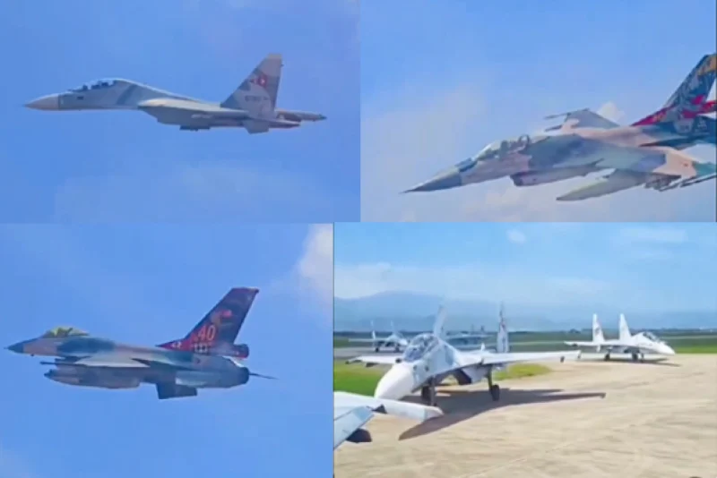 Venezuela Conducts F-16 And Su-30 Fighter Jet Drills Projecting ...